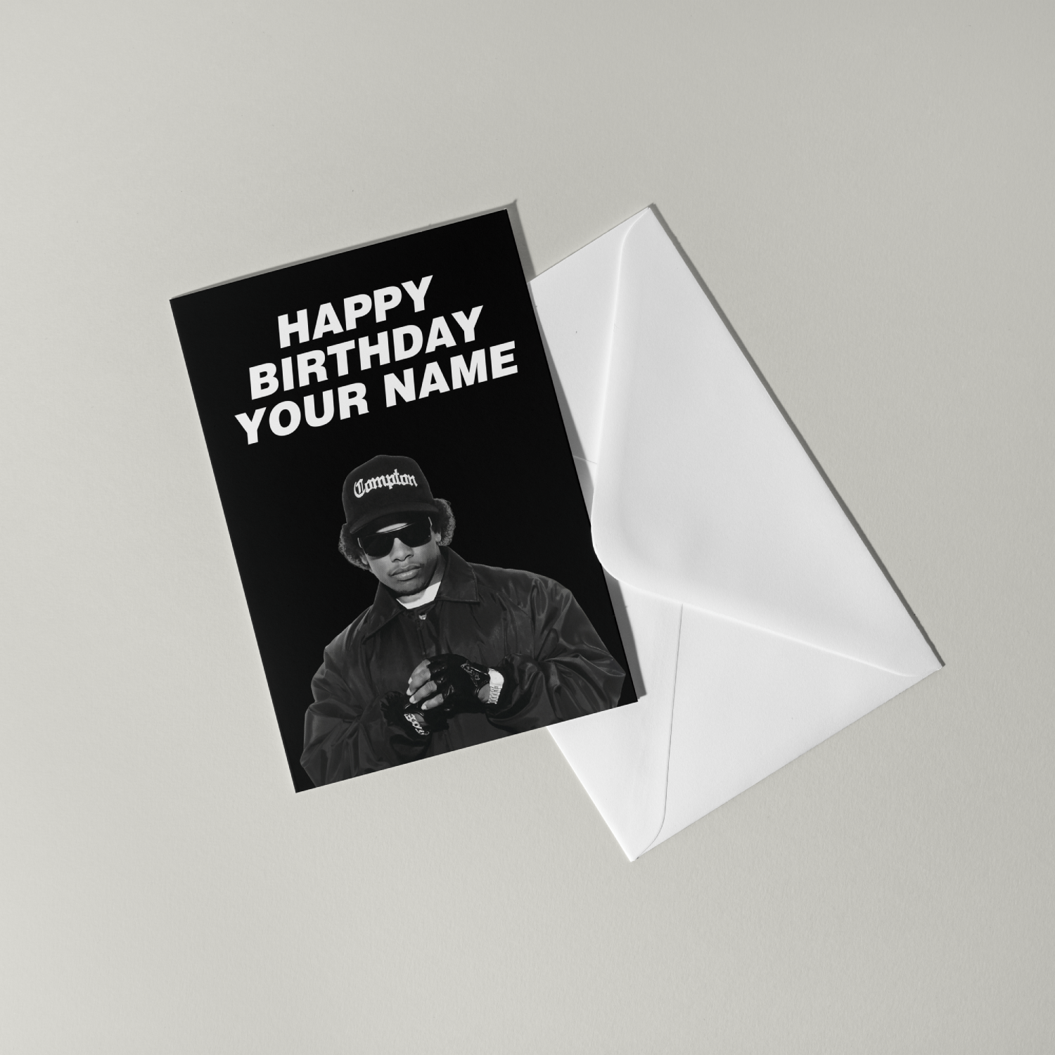 Eazy-E Personalised Birthday Card – Fly Prints LTD