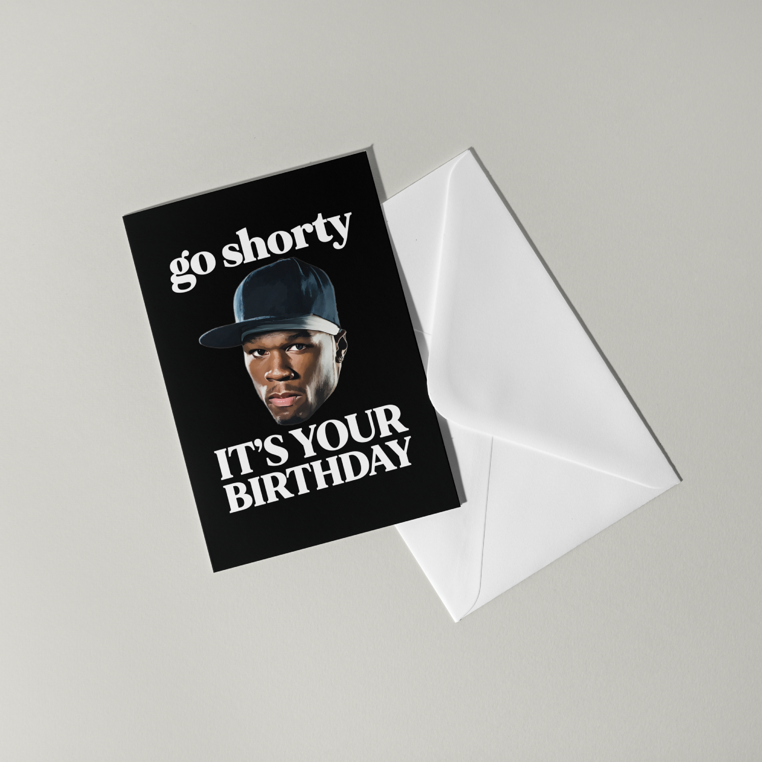 50 Cent Birthday Card – Fly Prints LTD