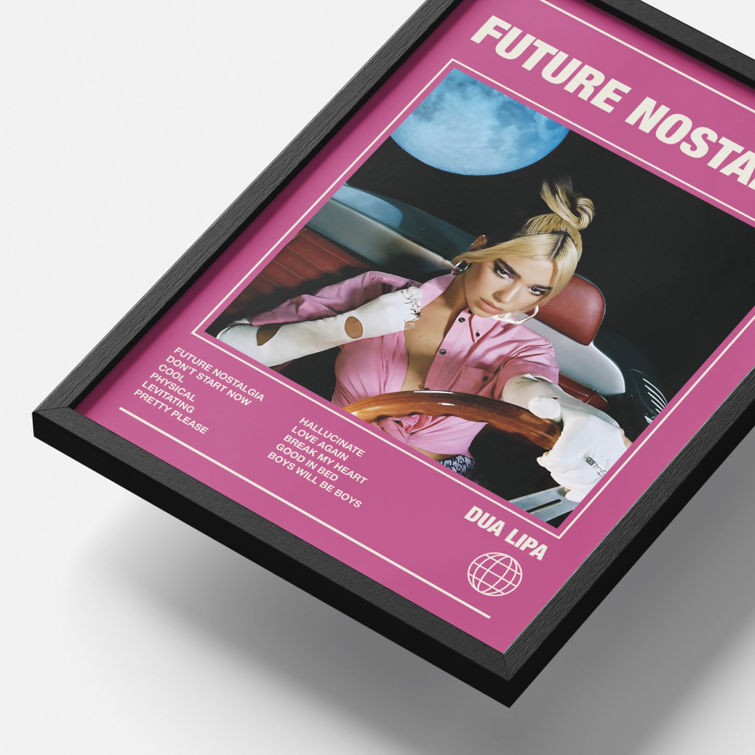 Dua Lipa Future Nostalgia Album Poster – Fly Prints LTD