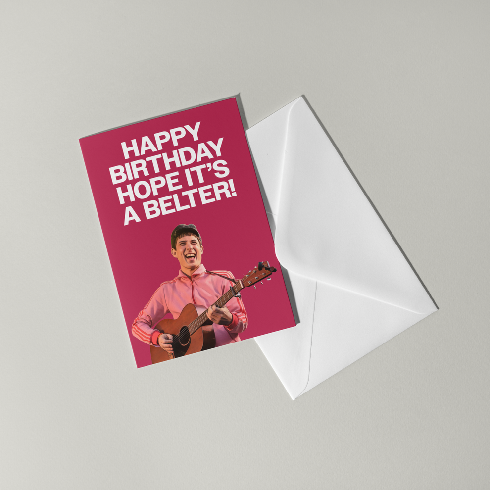 Gerry Cinnamon Birthday Card – Fly Prints LTD