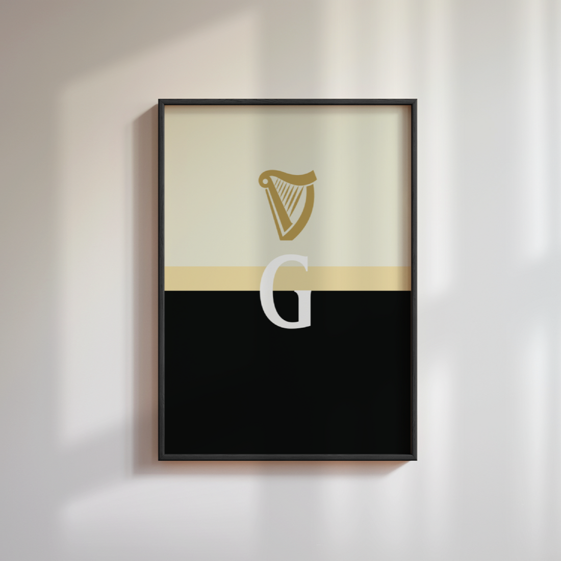 Guinness Split The G Poster – Fly Prints LTD