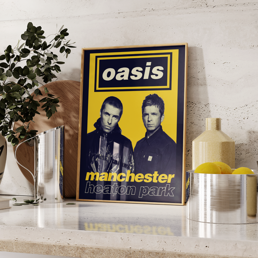 Oasis Manchester Tour Poster – Fly Prints LTD