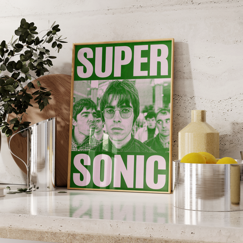 Oasis Supersonic Poster – Fly Prints LTD