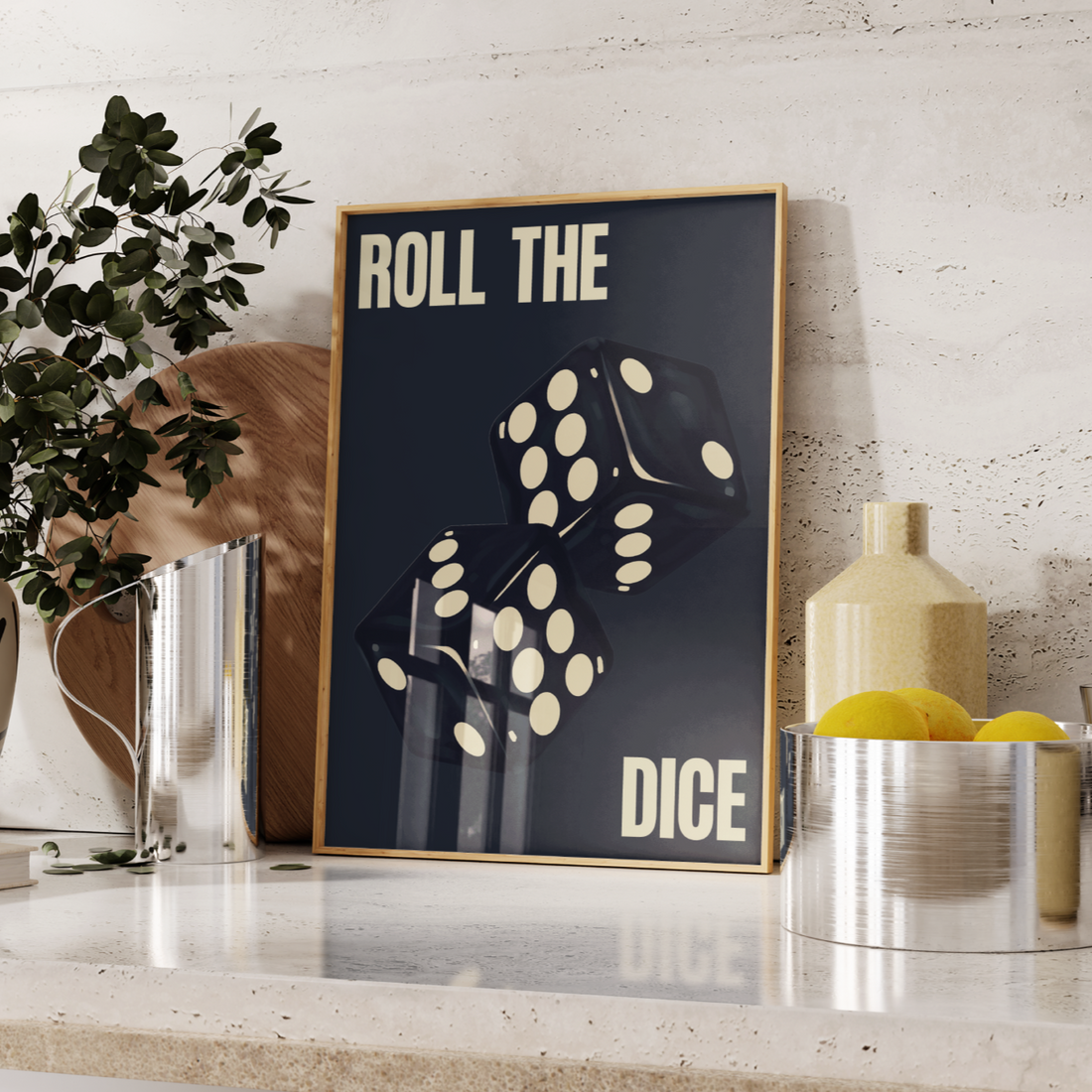 Roll The Dice Poster – Fly Prints LTD