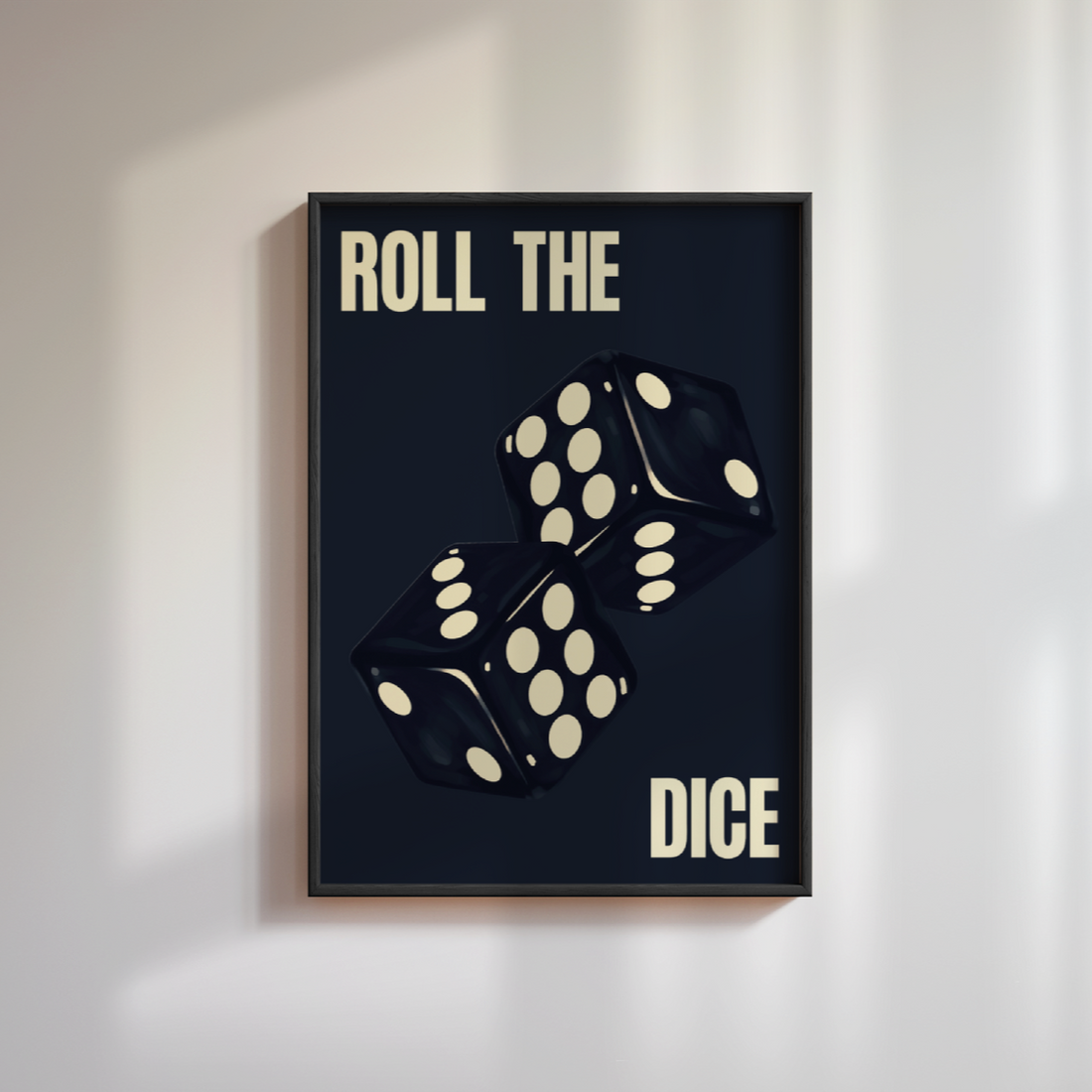 Roll The Dice Poster – Fly Prints LTD