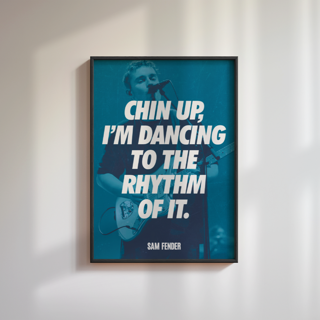 Sam Fender Lyrics Poster – Fly Prints LTD