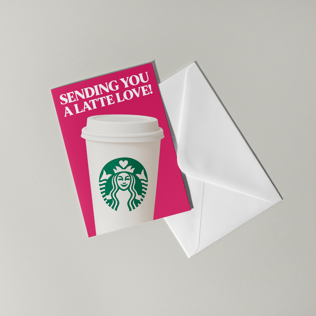 Starbucks Greeting Card – Fly Prints LTD
