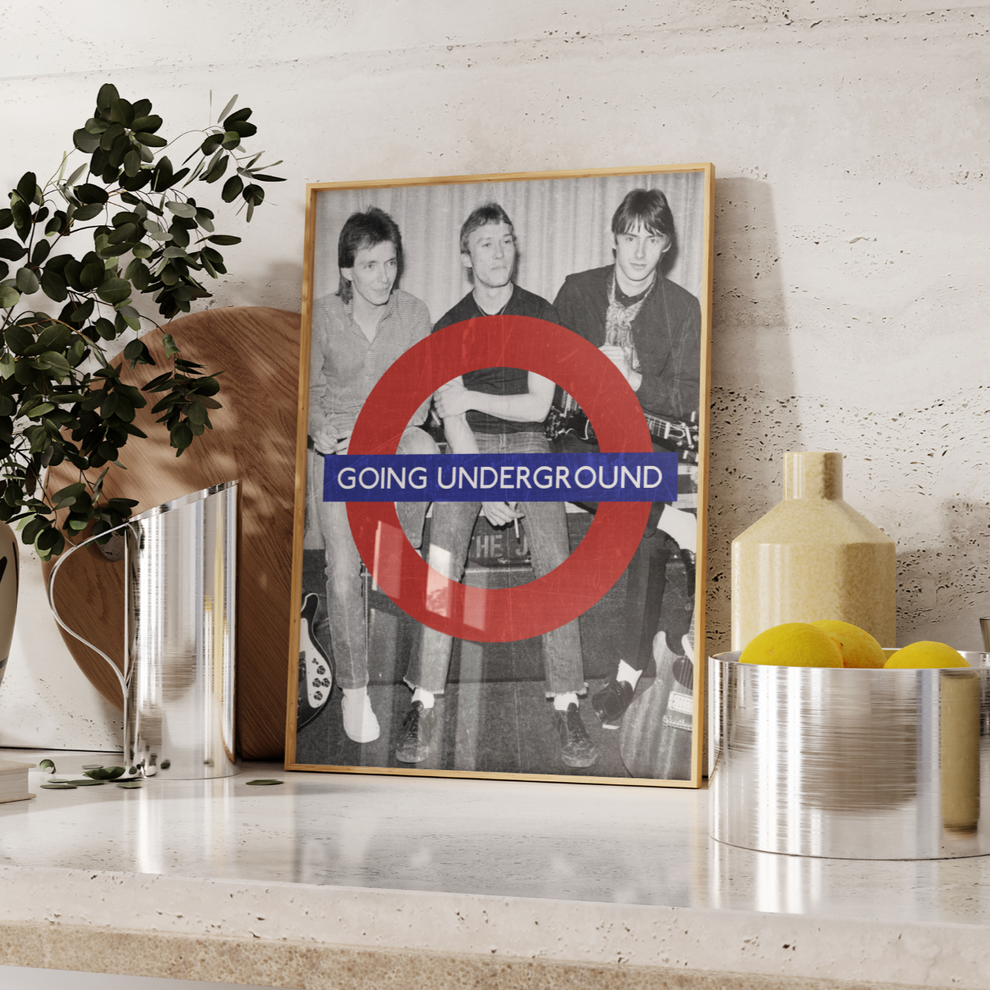 The Jam Going Underground Poster – Fly Prints LTD