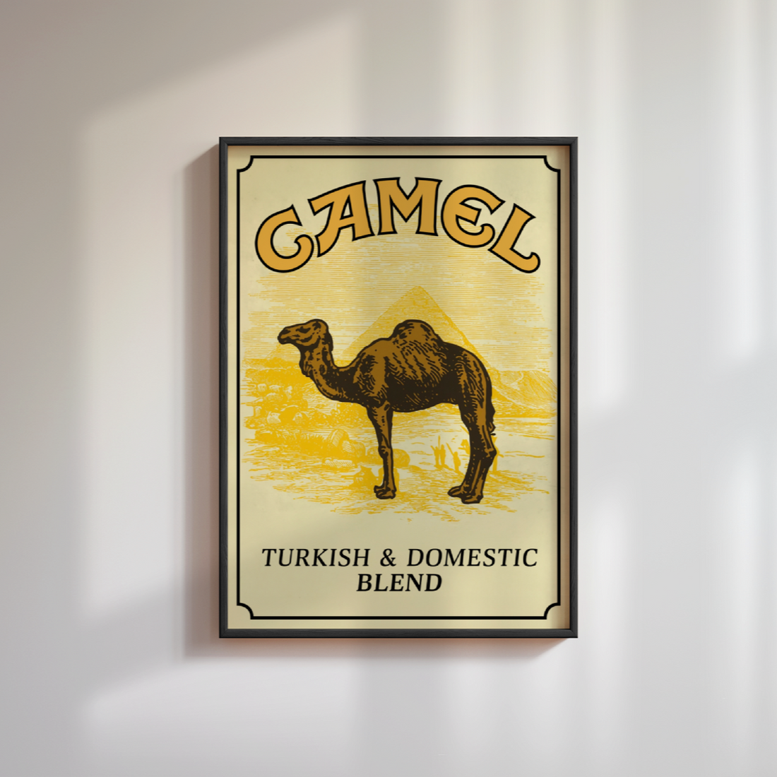Vintage Camel Poster – Fly Prints LTD